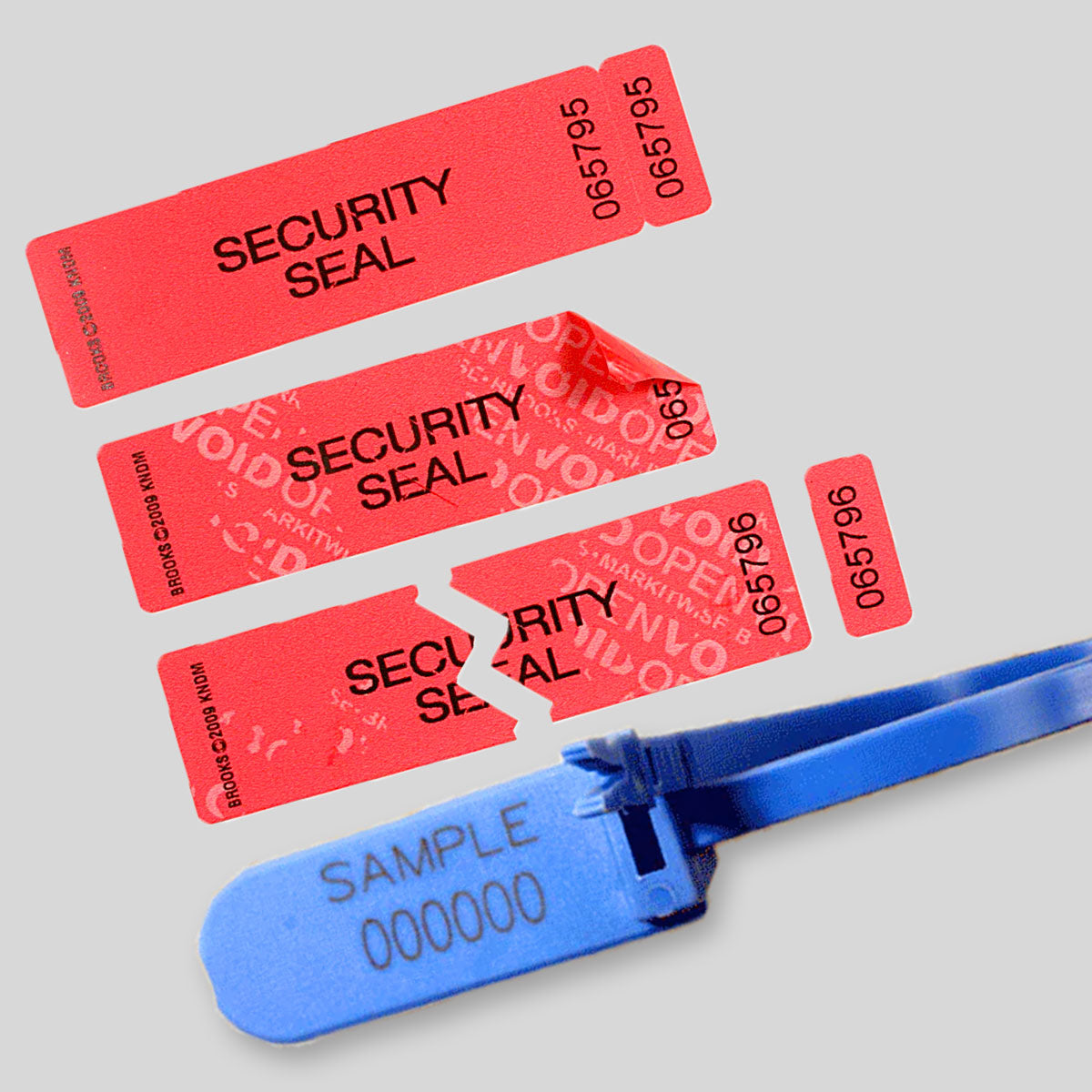 KNDM Tamper Labels & Plastic Security Seals – Airforms Ltd