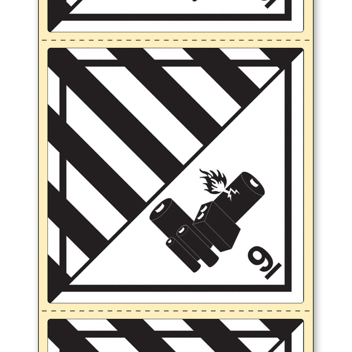 Lithium Battery Labels - Dangerous Goods & Hazard Warning Labels ...