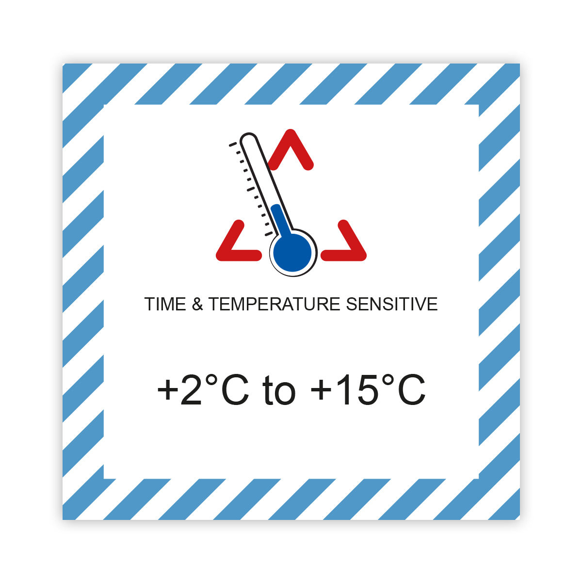 VTT2C/15C Handling Label 100mm x 100mm Time & Temperature Sensitive 2c ...