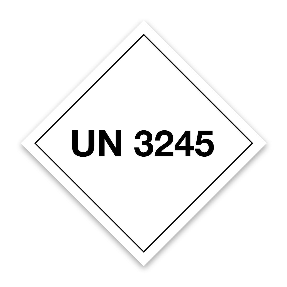 UN3245 Package Label - 100mm x 100mm - Rolls of 250 – Airforms Ltd